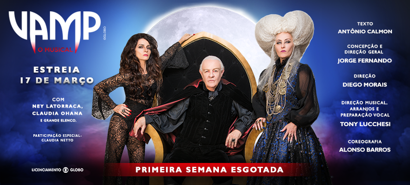 Após 25 anos de sucesso, novela "Vamp" virá musical no Teatro Riachuelo