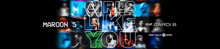 Marron 5 lança "Girls Like you", em parceria com Cardi B