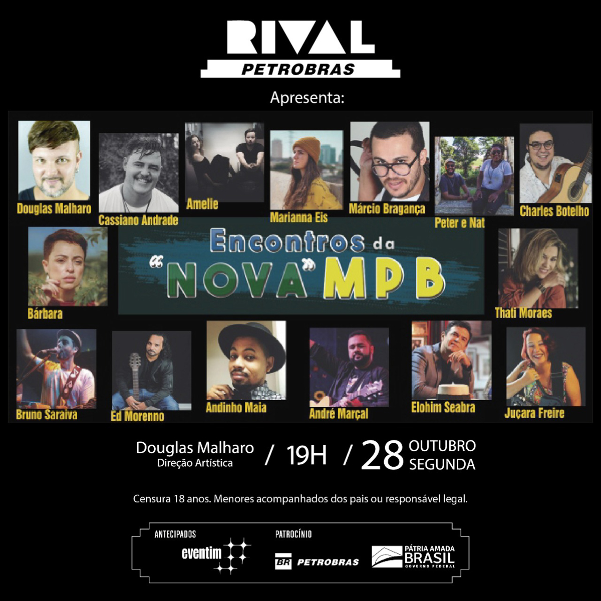 Projeto "Encontros da 'NOVA' MPB" Especial no Rival