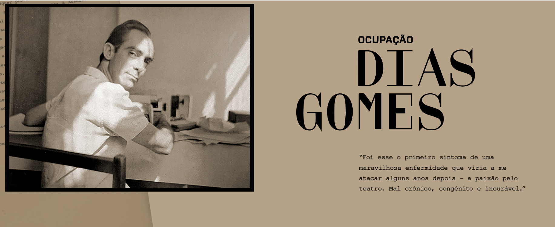 Dias Gomes é homenageado com exposição virtual